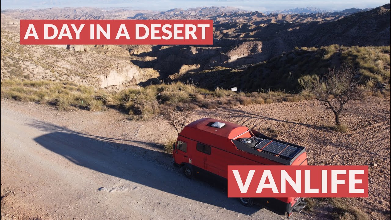 A day of Van Life in a Desert - Gorafe - Spain - YouTube