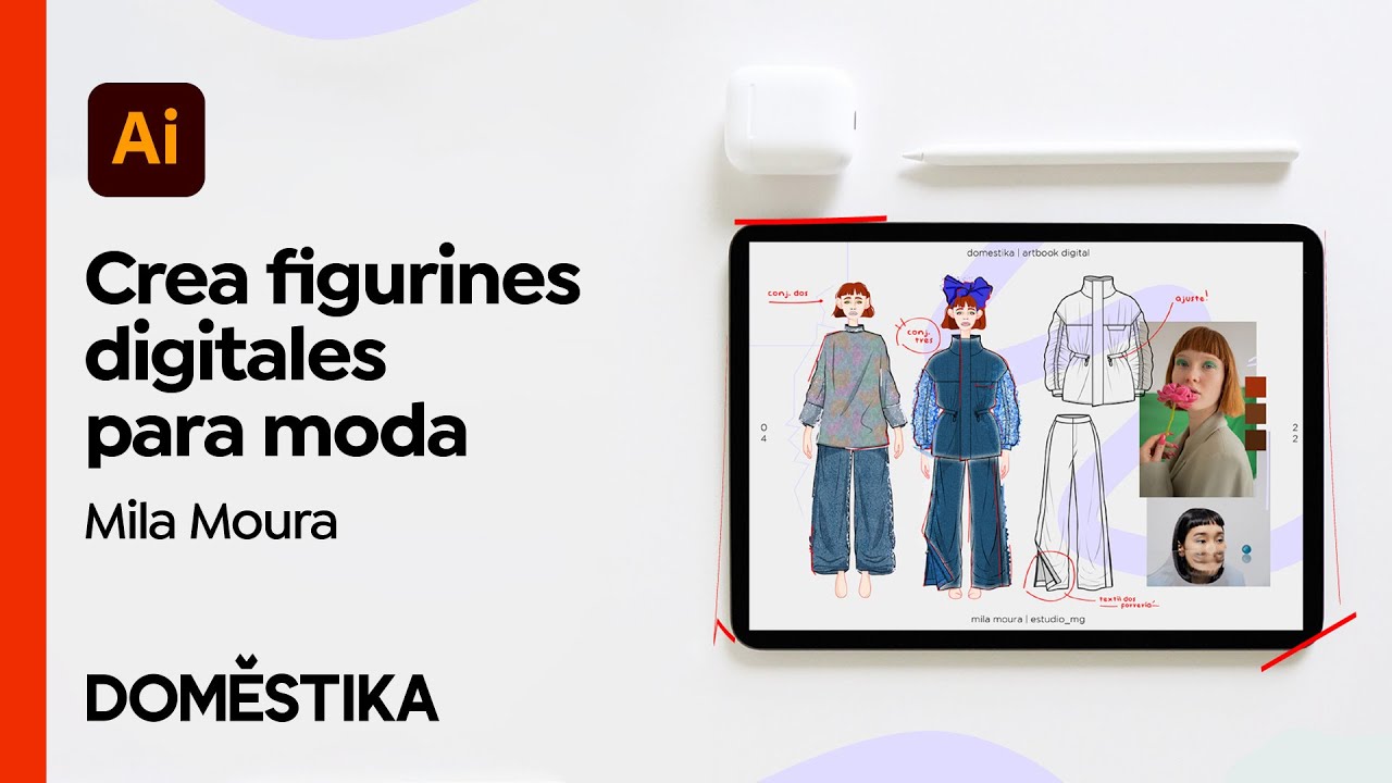 Artbook de Moda: crea Figurines en Adobe Illustrator - Curso de Mila ...