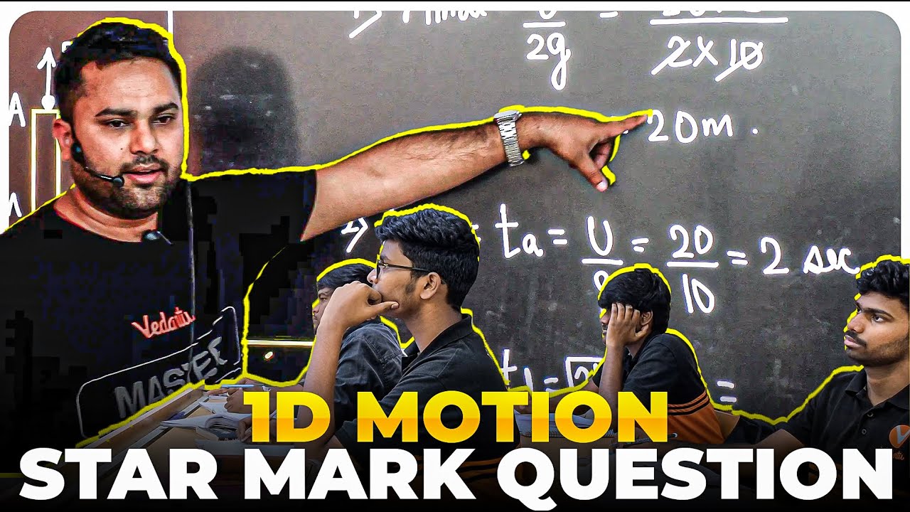 1D Motion Star Questions Solving at Vedantu 💯 | Vedantu Learning Centre ...