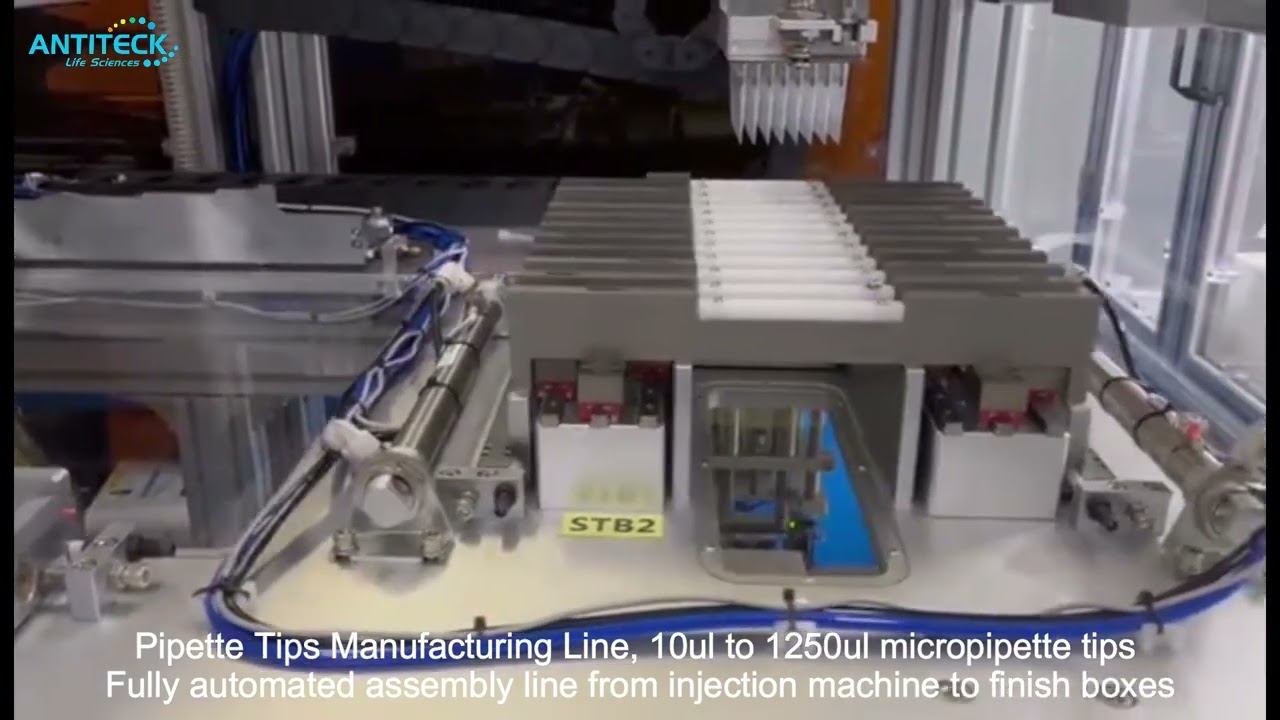 Pipette Tips Manufacturing Line For 10ul To 1250ul - Pipette Tip Refill ...