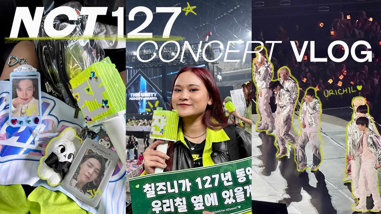 ENG) NCT 127 The Unity in Jakarta Concert Vlog Day 1 | What’s in my bag ...