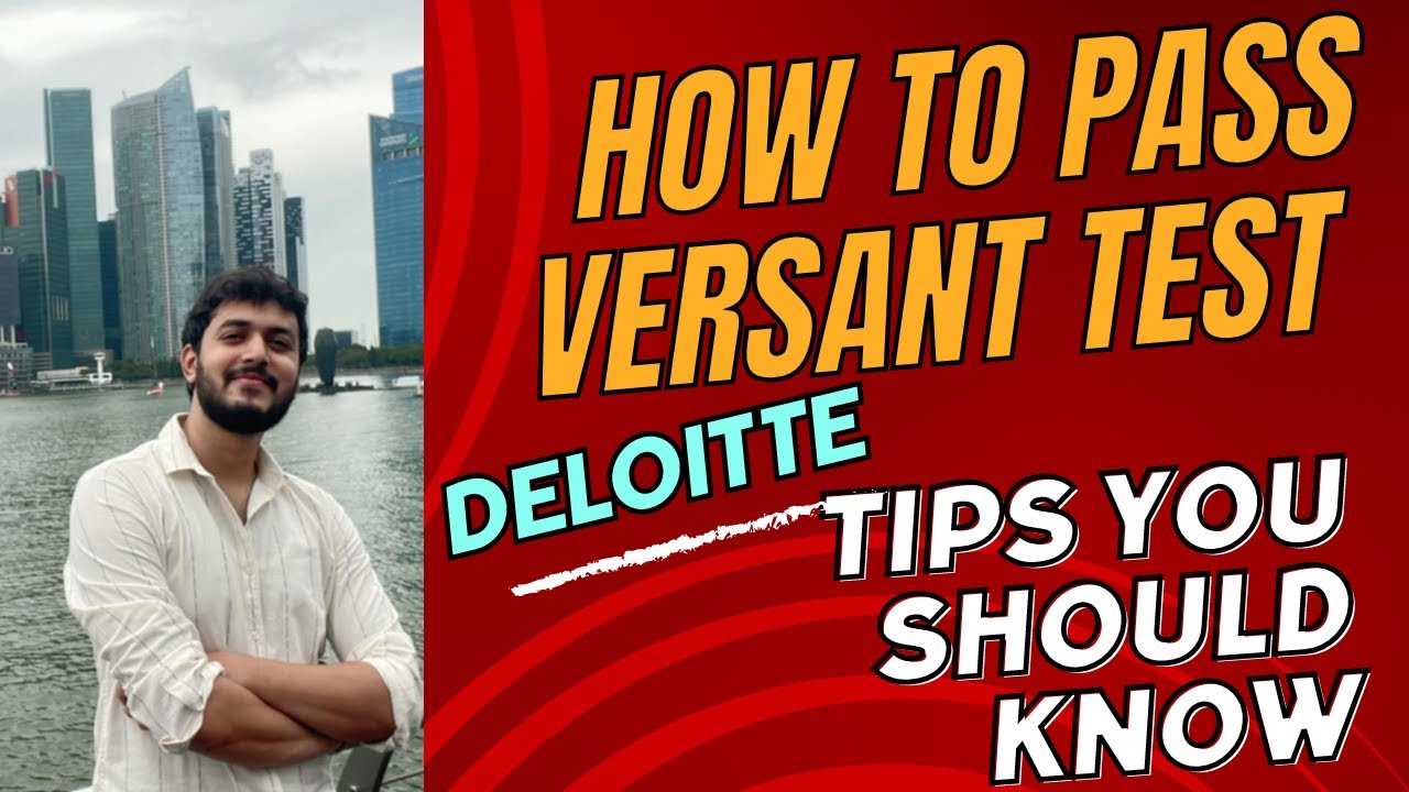 Easy Way Clear Versant Test | Practice Test & Tips - YouTube