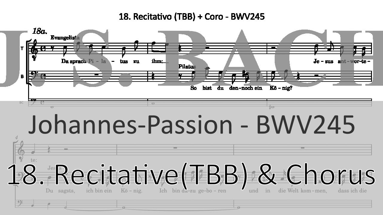 BWV245/18. Recitative (TBB) & Chorus - YouTube Music