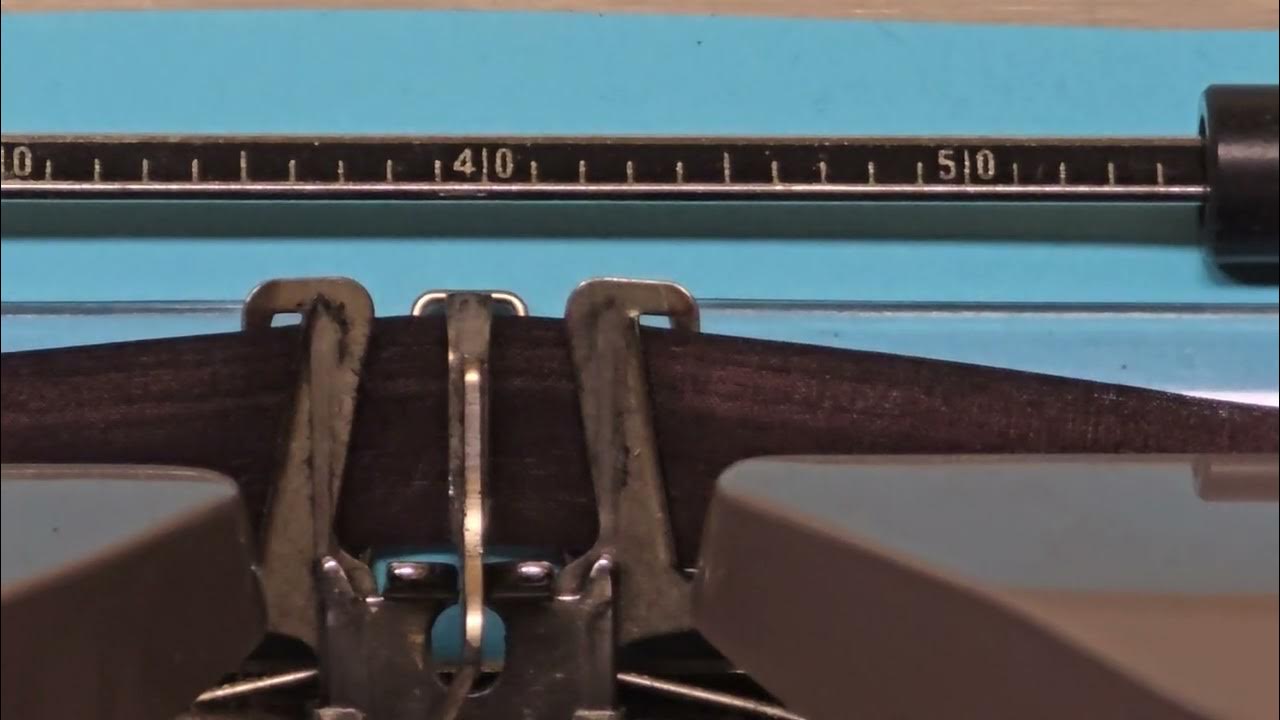 ADLER J5 - Familiarizing Myself With My Newly Purchased Typewriter ...