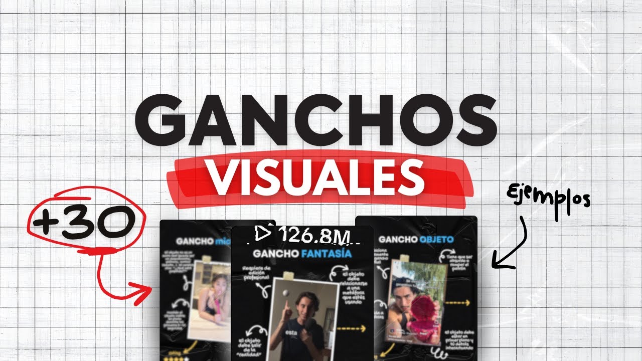 30 ganchos visuales que te darán 1 millón de vistas (con ejemplos ...