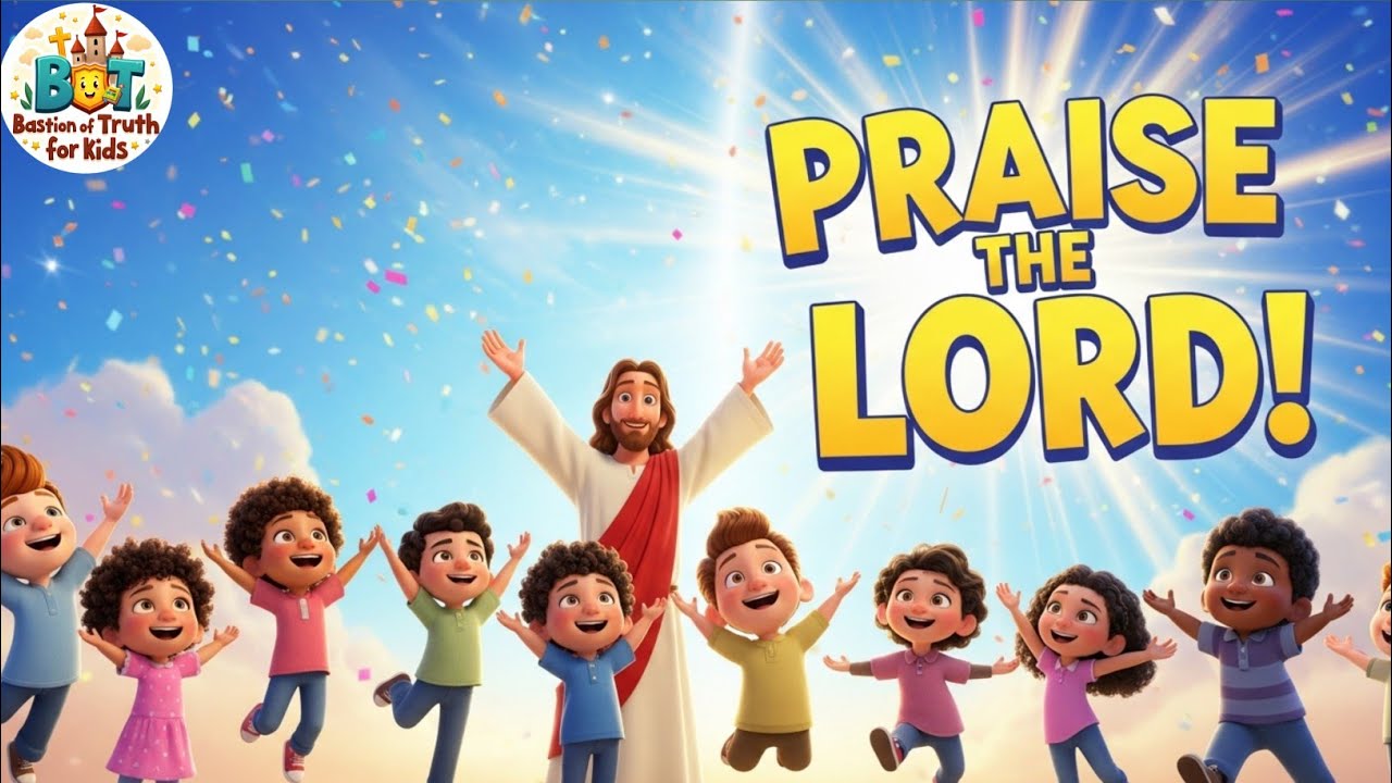 Praise The Lord | Joyful, Upbeat Christian song for kids | Praise and ...