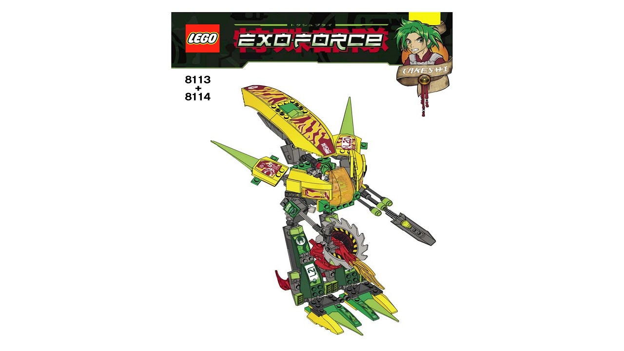 LEGO instructions - Exo-Force - 8113 - Assault Tiger + 8114 - Chameleon ...