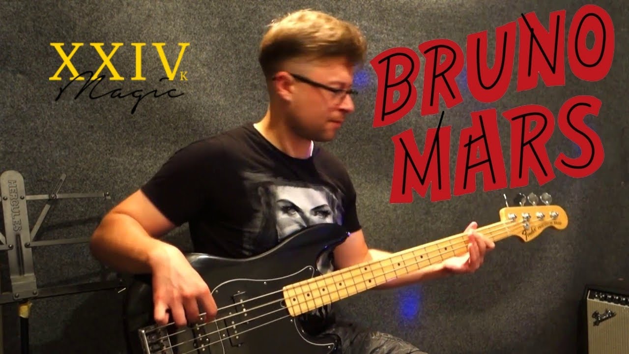 Bruno Mars - 24k Magic (Bass Cover) - YouTube