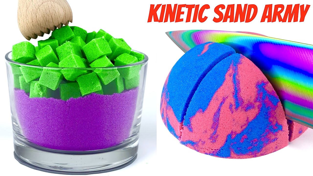 Kinetic Sand ASMR The Most Relaxing & Satisfying Sand Videos #81 - YouTube