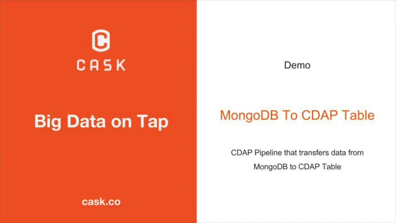 Learn CDAP: MongoDB to CDAP Table - YouTube