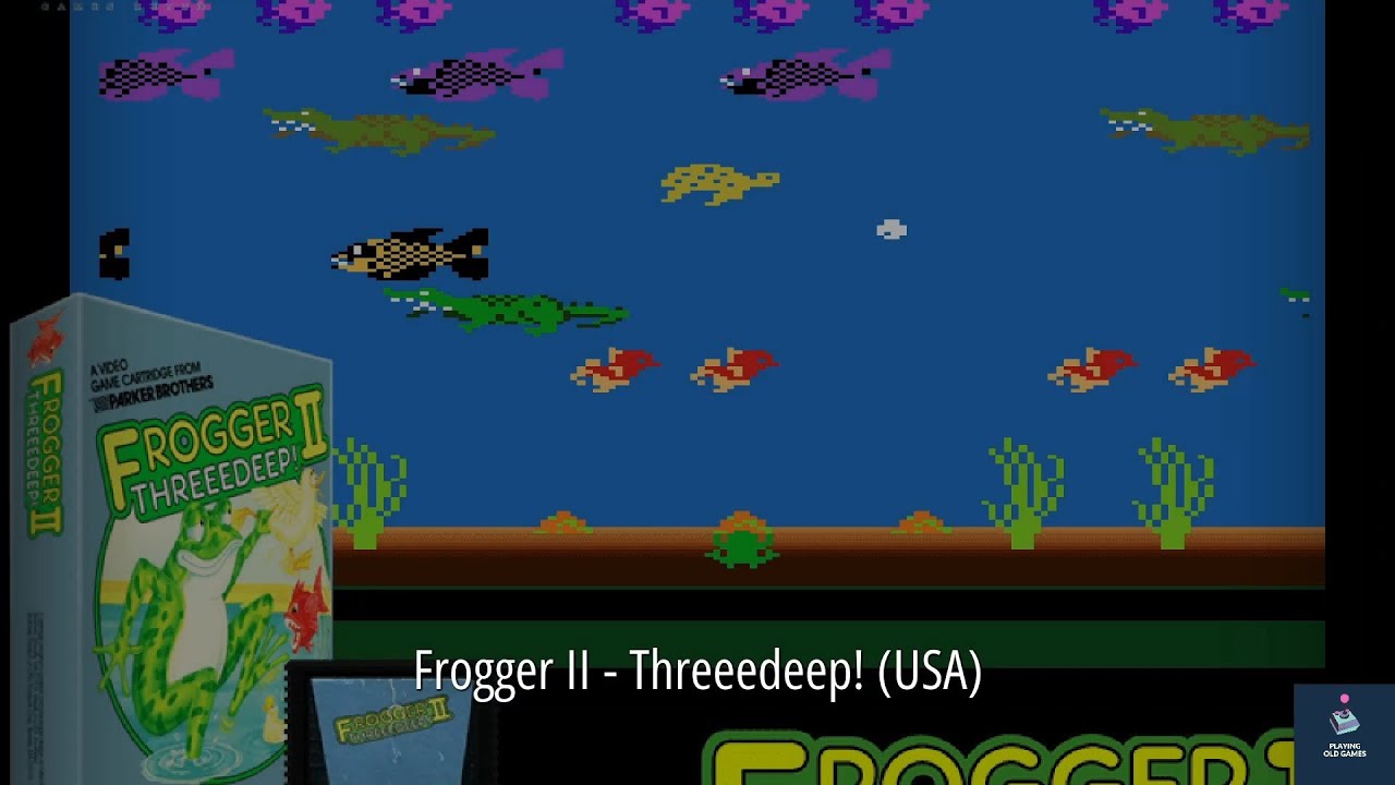 Atari 5200 - Frogger 2 - Shortplay - YouTube