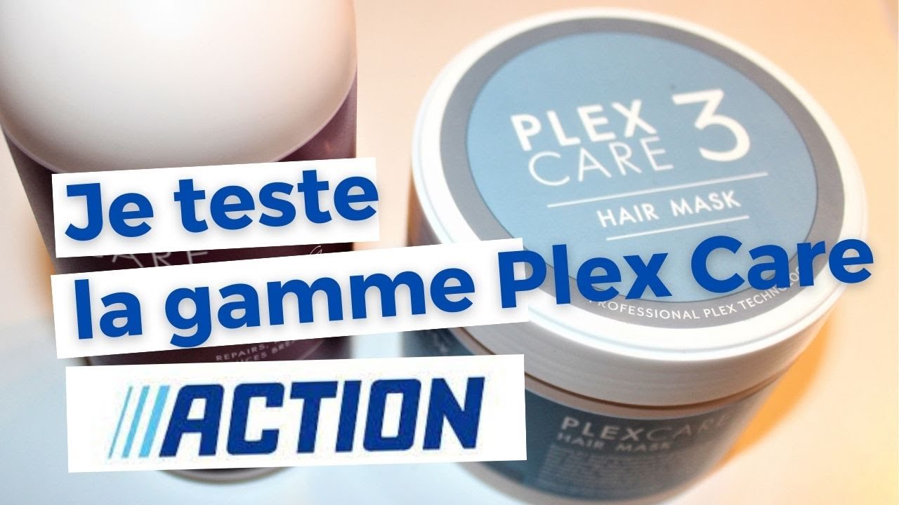 Je teste le shampoing et le masque Plex Care de chez Action // TOP OU ...