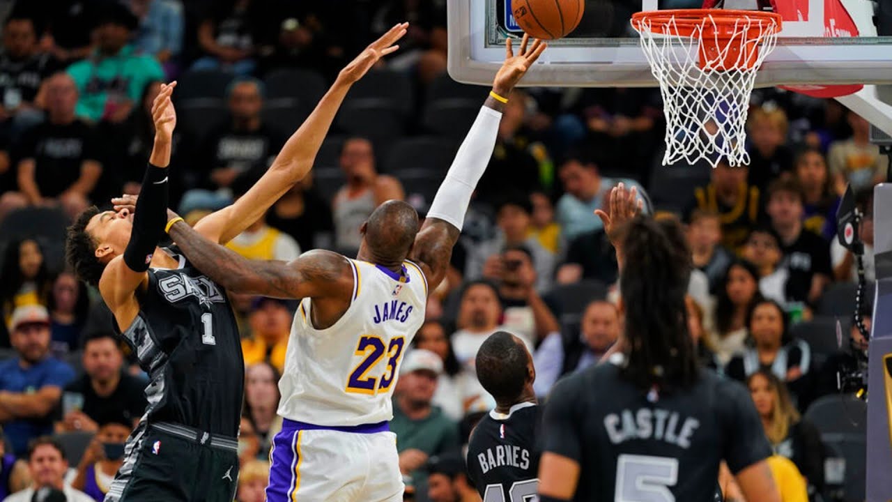 LeBron & AD Dominate Wemby in a Thrilling Showdown!" | Victor ...