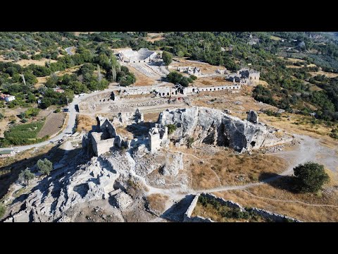 TLOS Antik Kent#antik #antikkent #antikroma #keşfetteyiz #yutubeshorts #drone #antalyakepez #antik 