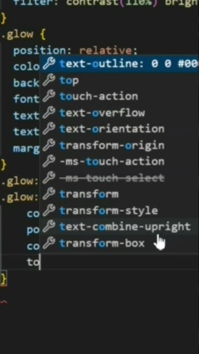 CSS text liquid flow animation part 5 - YouTube