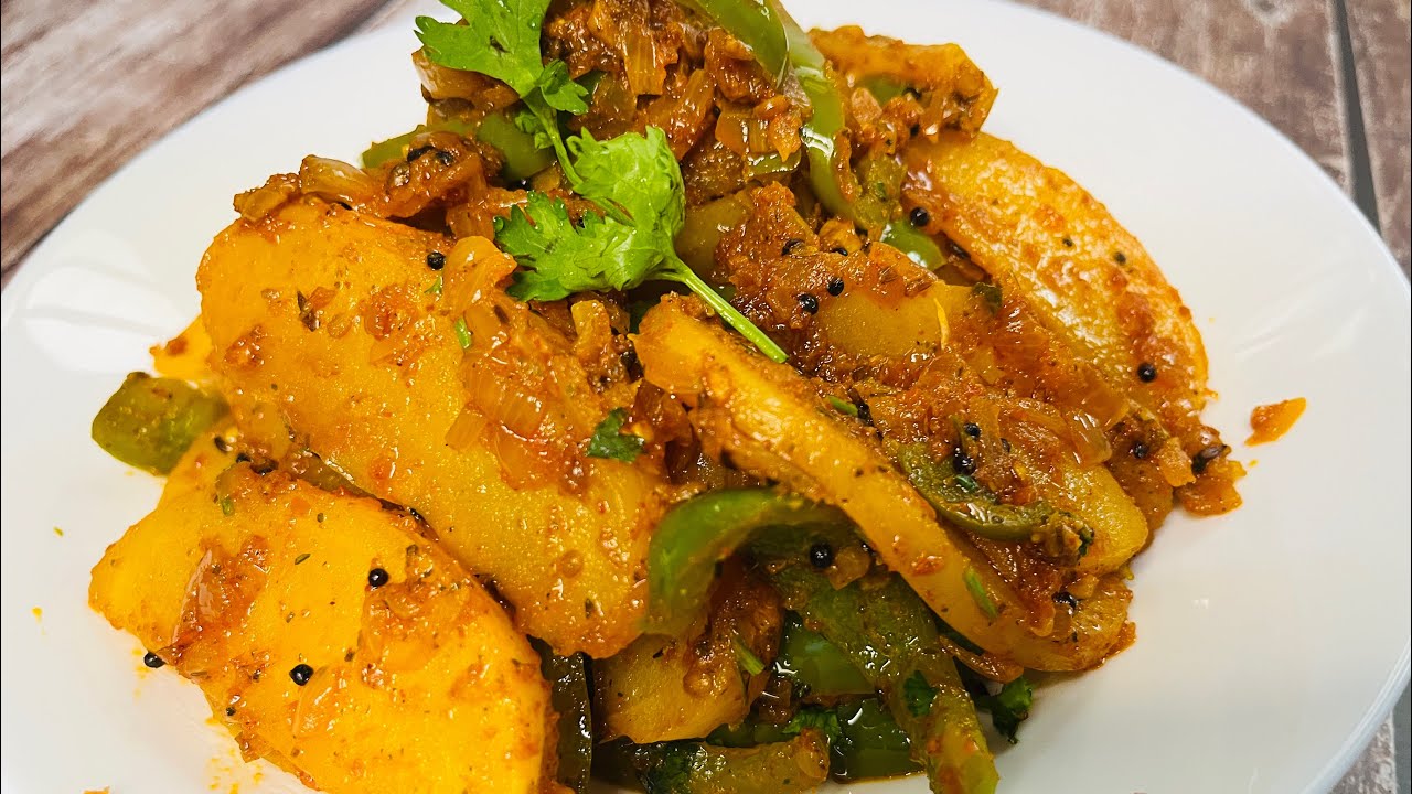 Capsicum potato masala recipe/ potato recipe/ home style cooking ...