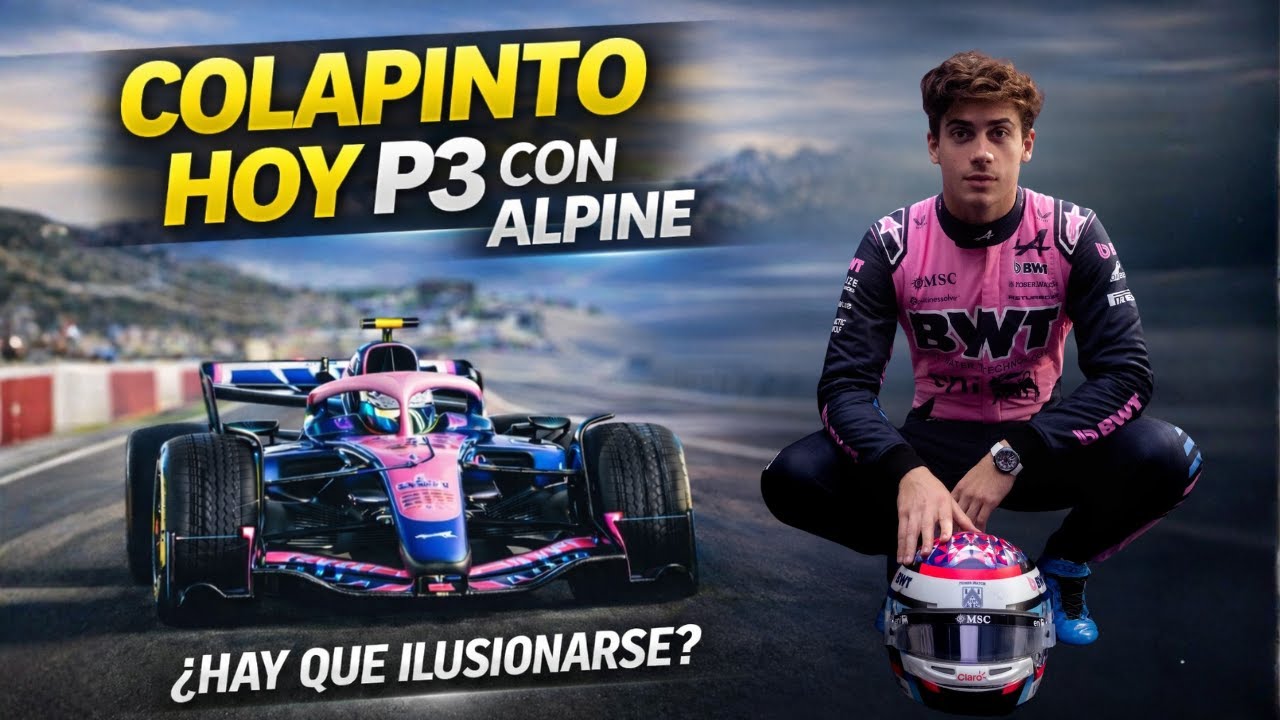 Colapinto hoy: P3 con Alpine y el balance completo en F1 2026 - YouTube