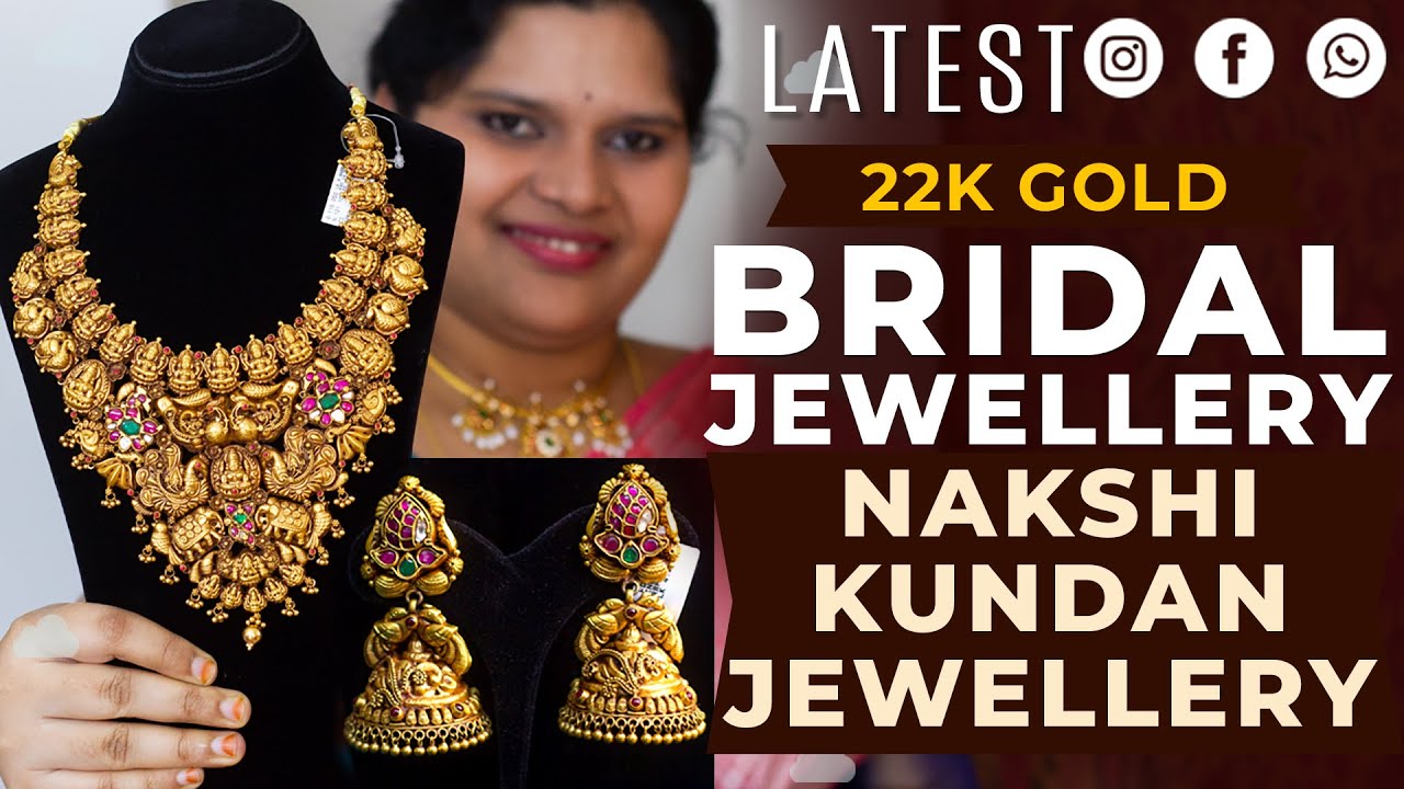 Exclusive Bridal Nakshi jewellery | Nakshi Kundan jewellery | Telangana ...