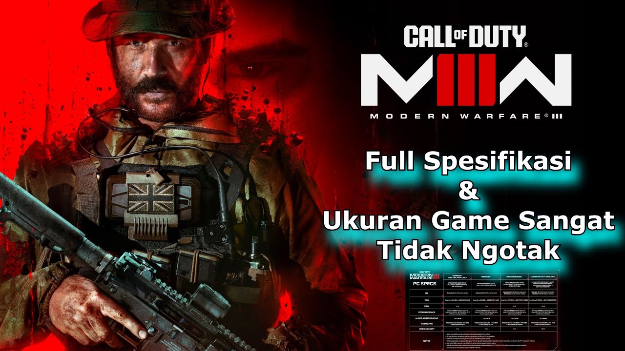 Full Spesifikasi Call Of Duty Modern Warfare 3 & Ukuran Size Game ...