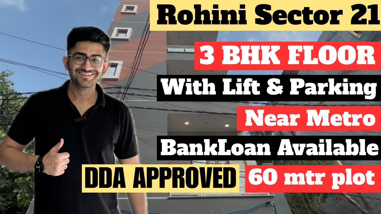 3 Bhk Builder Floor Rohini Sector 21 | 60 mtr 3 Side Corner Park Facing ...