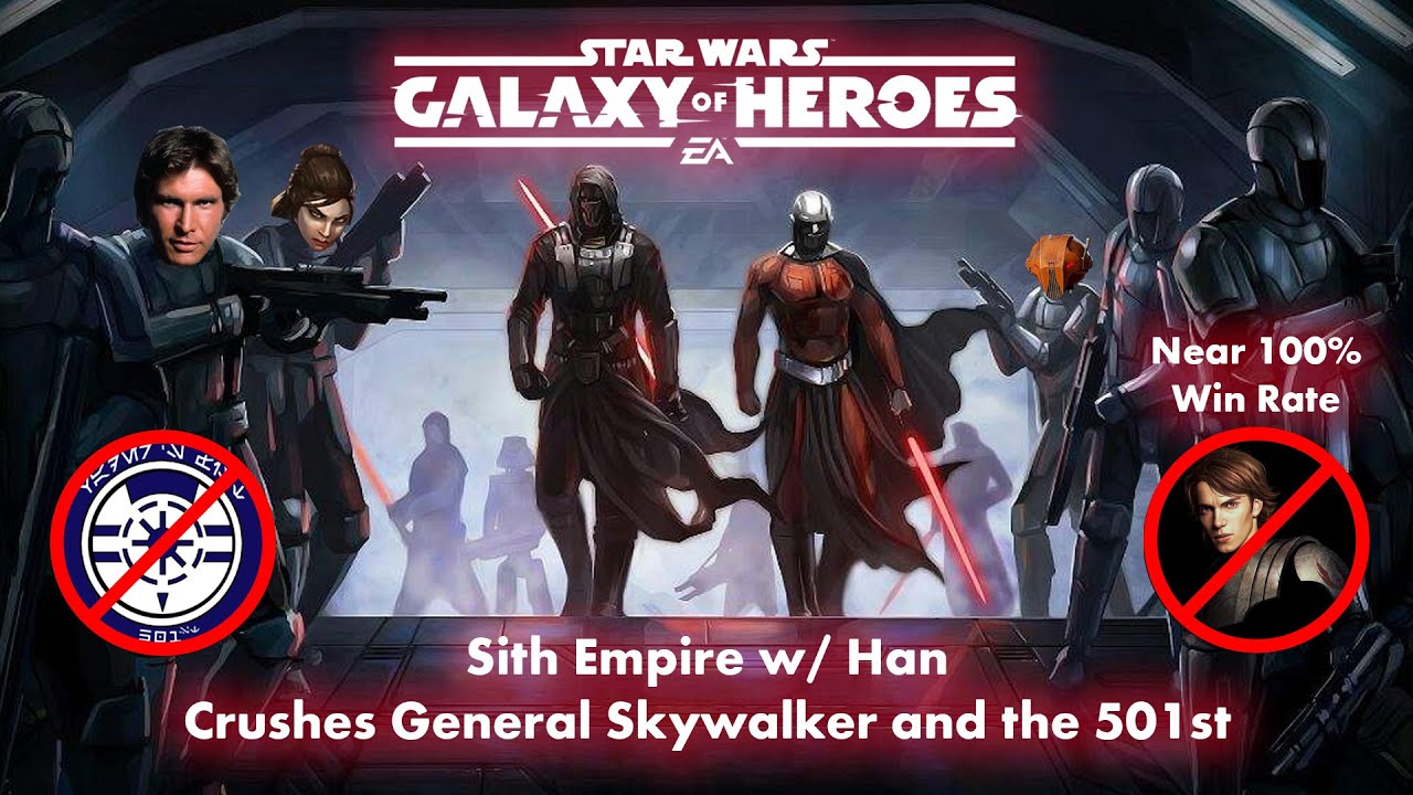 Sith Empire Recruits Han Solo to Fight GAS | SWGOH - YouTube
