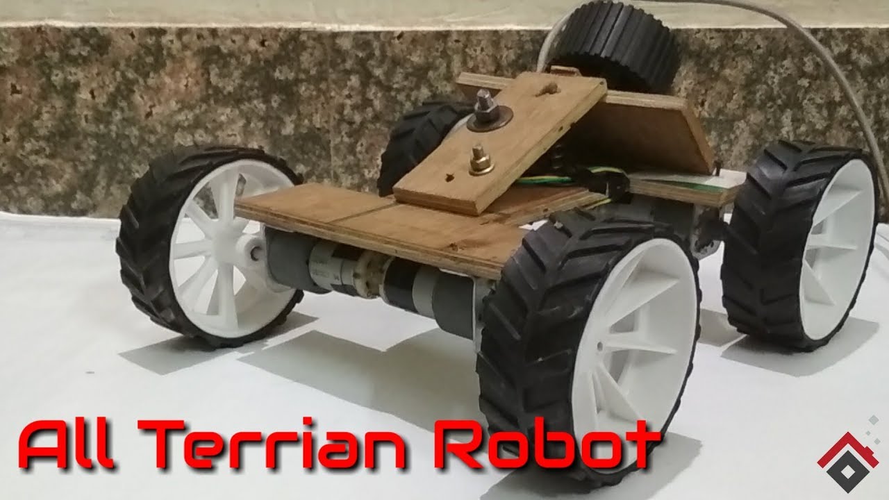 4 wheel-All terrian robot for Roborace ||Making of Robot - YouTube