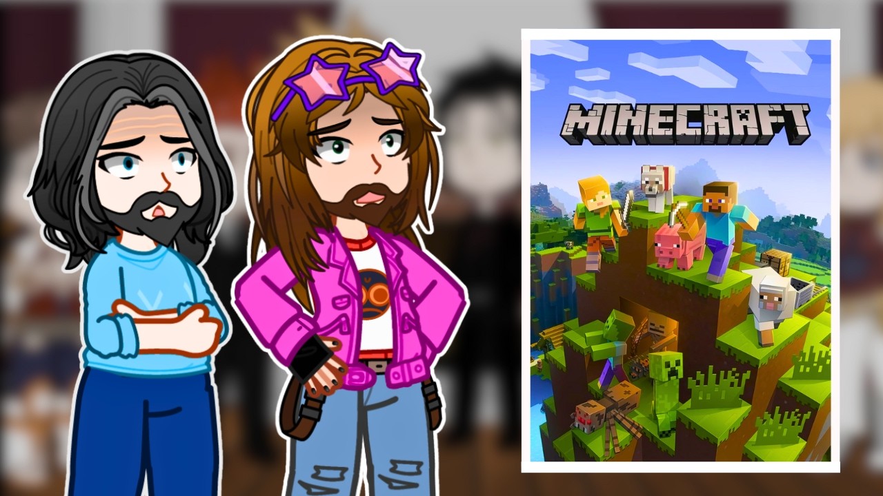Minecraft Movie Reacts to Minecraft Game - YouTube