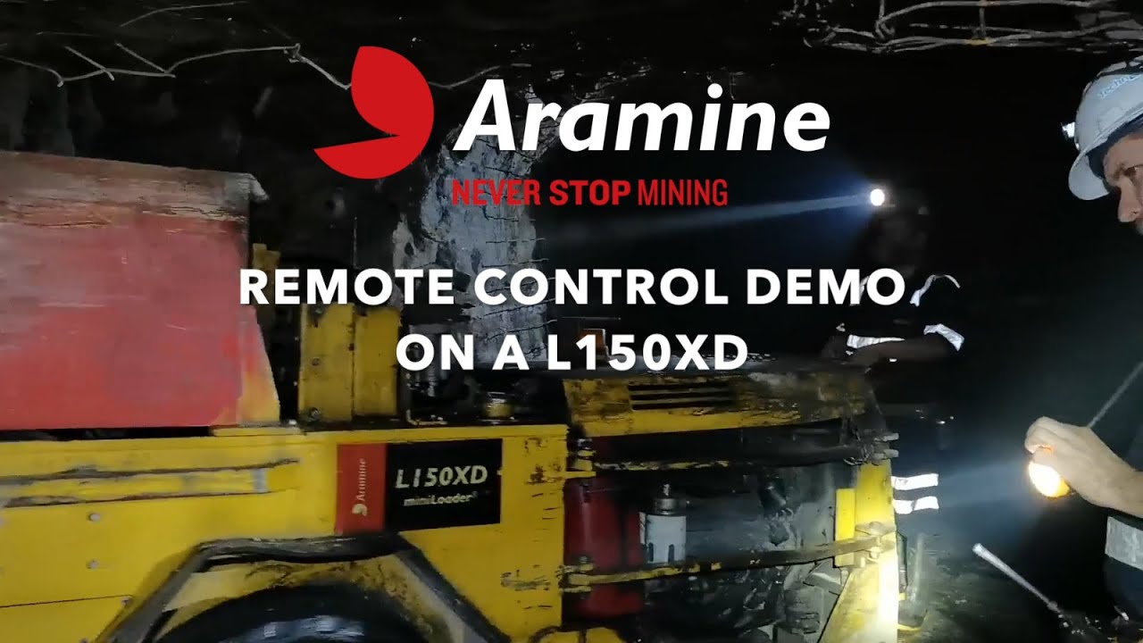 Aramine miniLoader L150XD Remotely Controlled (RRC) - YouTube