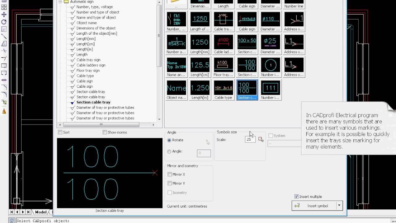 CADprofi Electrical: cable trays and ducts - YouTube