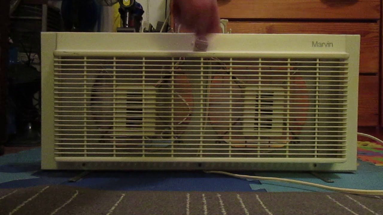 Marvin model 2000 window fan - YouTube