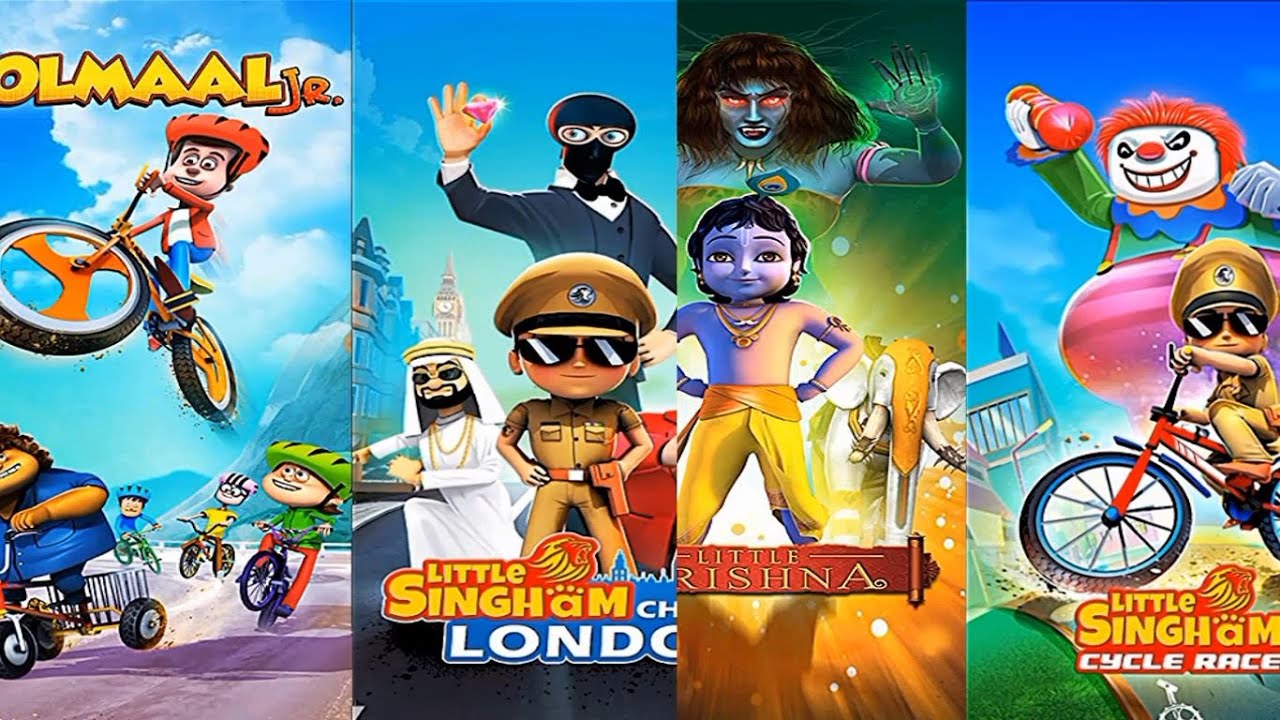 Androide New Games :Little Singham New Update Panja Attack VS Golmal Jr ...