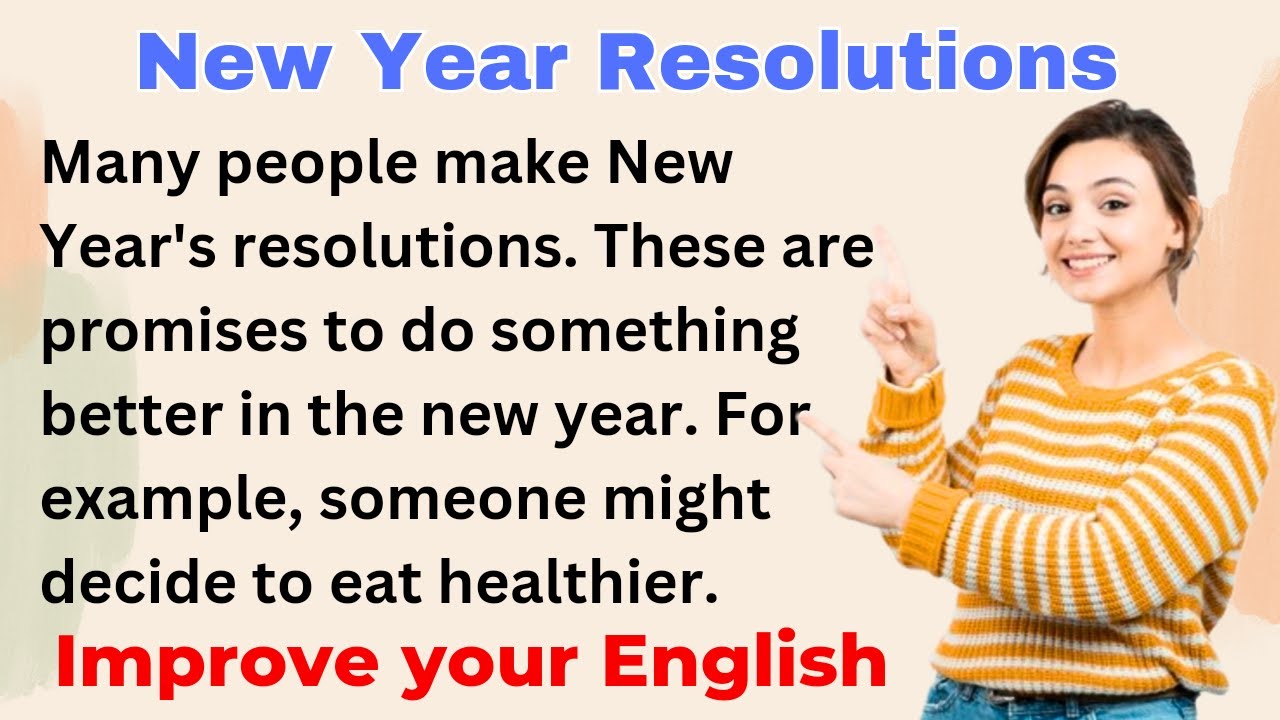 New Year Resolutions 🎊 | Improve your English | Everyday Speaking ...