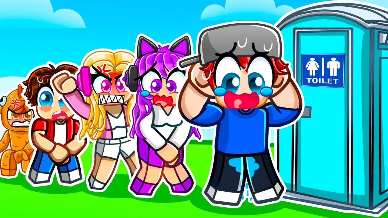 I HAVE TO PEE In Roblox With MY CRAZY FAN GIRLS! - YouTube