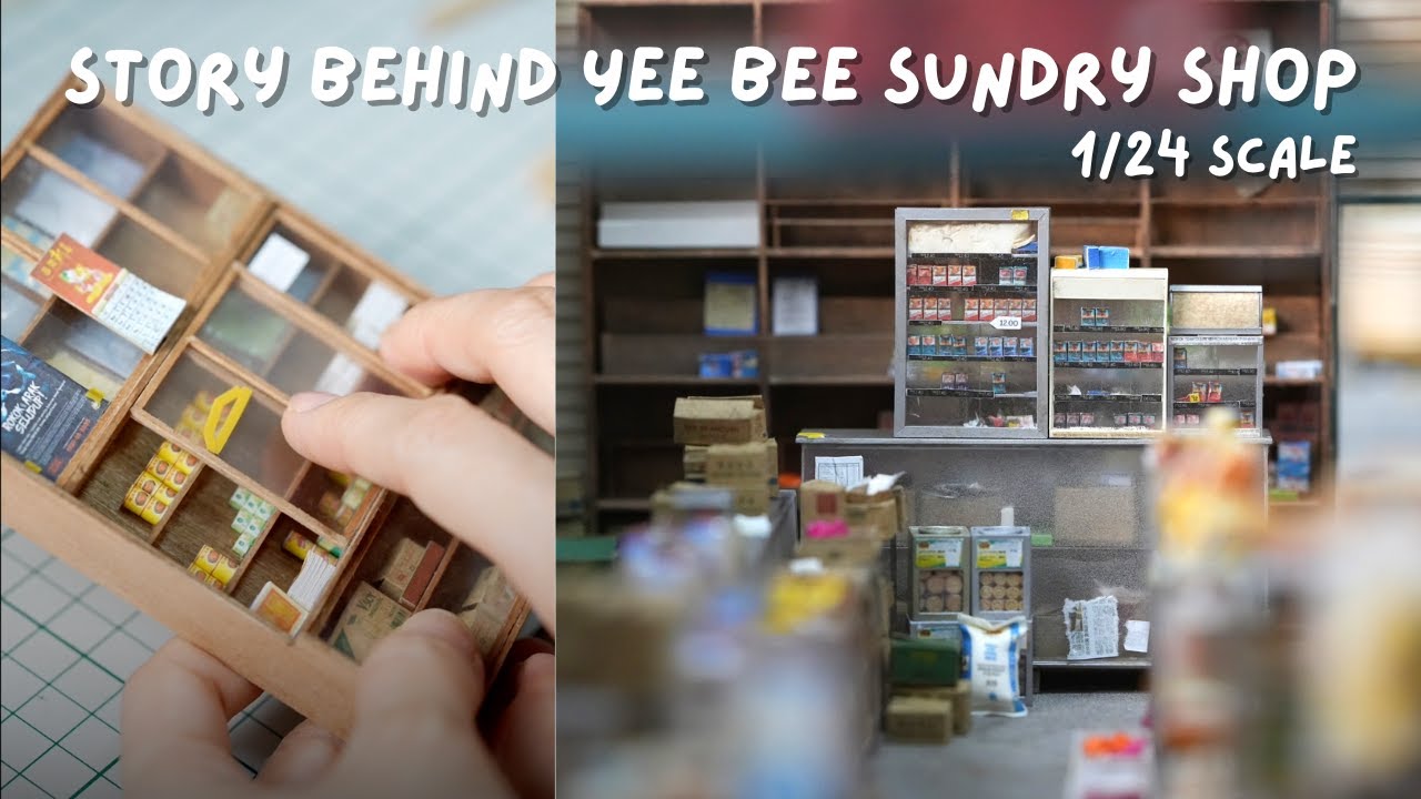 Realistic Diorama | Story behind Yee Bee Sundry Shop | Picoworm - YouTube