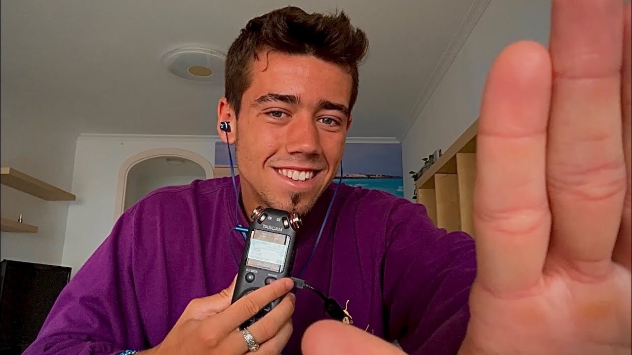 ASMR Classic Male Whispers, Hand Visuals, Mouth Sounds - YouTube