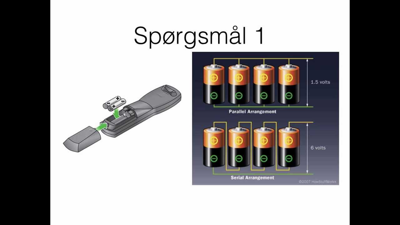 Elektricitet - Quiz svar om serie & parallelforbindelse - YouTube