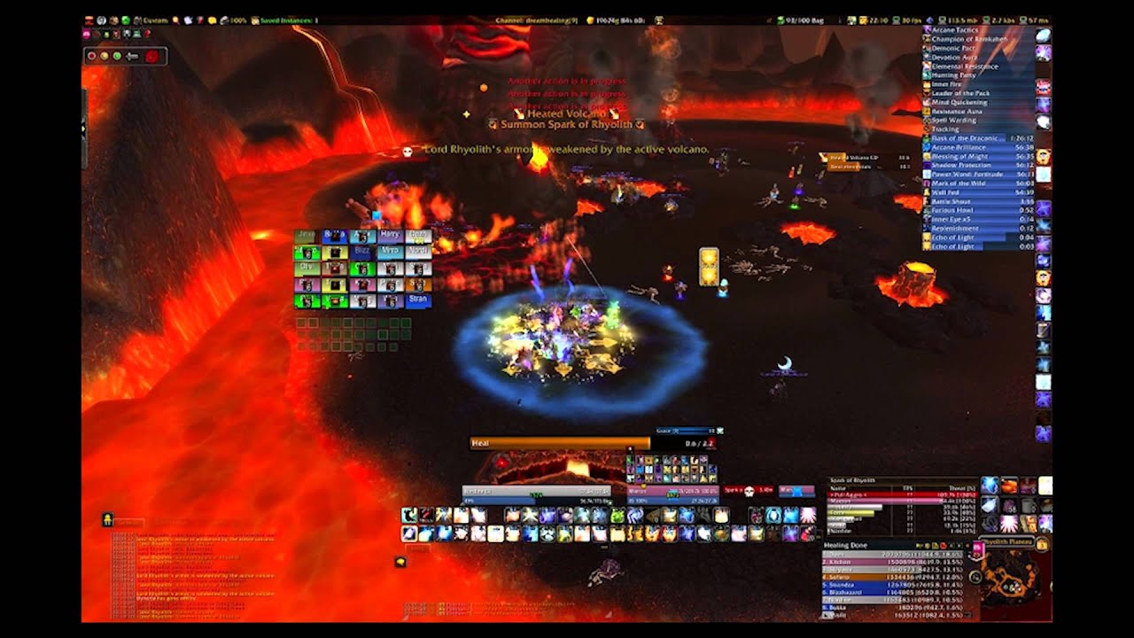 Dreamcatchers Firelands 25m Lord Rhyolith Disc Priest Pov (First week ...