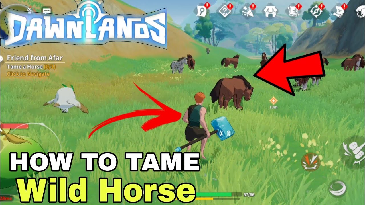 Dawnlands | How To Tame Wild Horse | Open World Best Adventure Game For ...