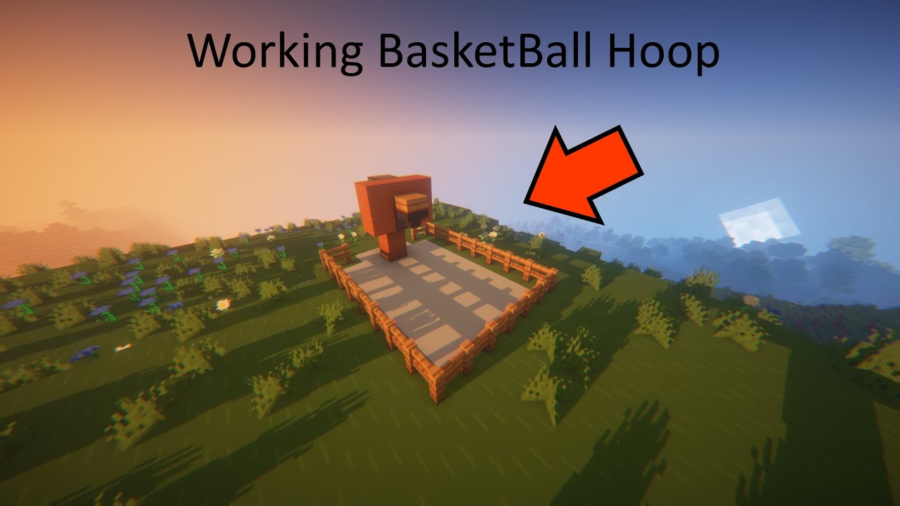 How to make a working BasketBall Hoop in Minecraft(Step-By-Step ...