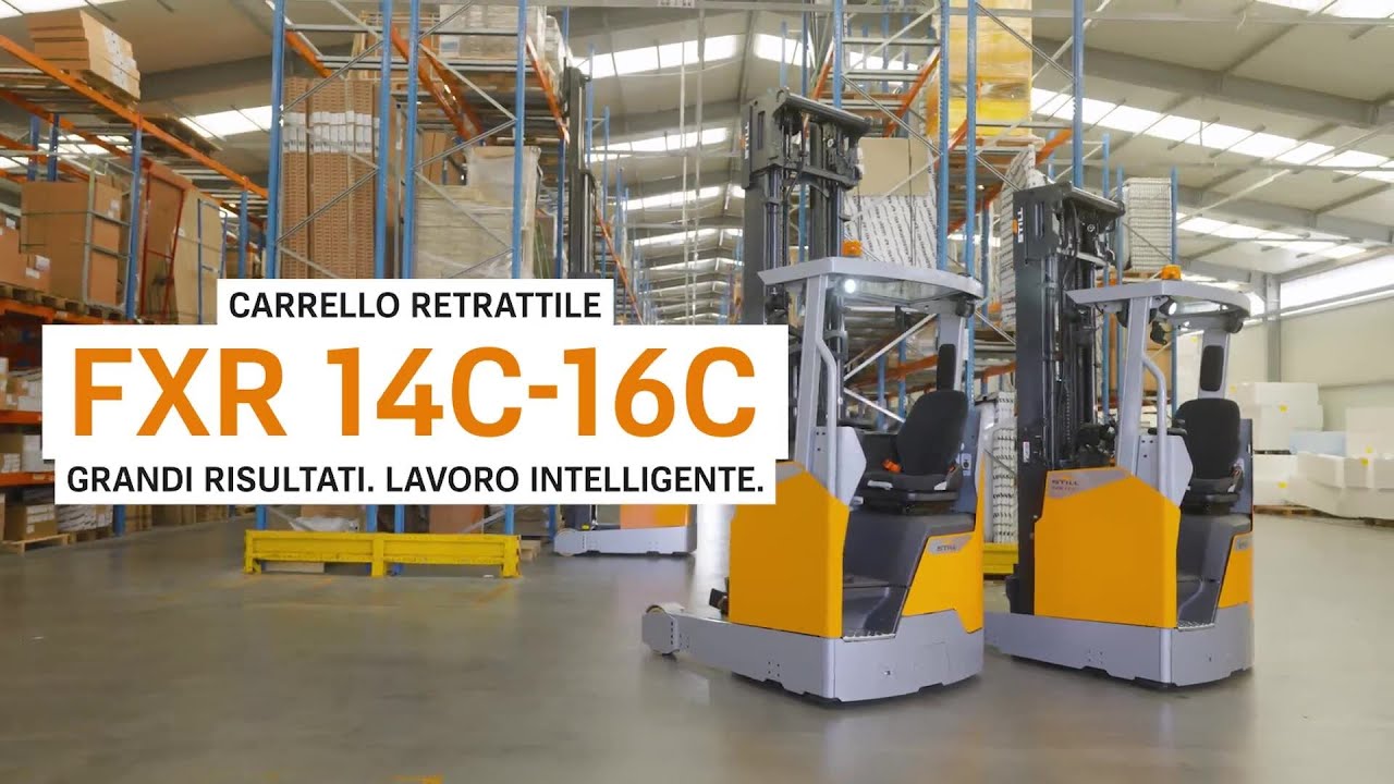 Carrello retrattile STILL FXR 14C-16C - Punta in alto. Lavora in modo ...