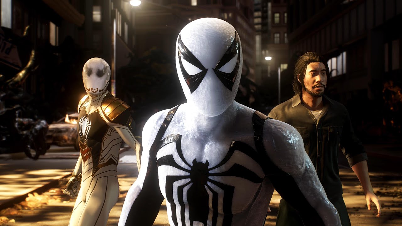 Mister Negative & Miles Create Anti-Venom Symbiote Scene - Spider-Man 2 ...