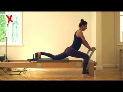 Pilates DO's & DON'Ts - Standing Lunge on Reformer - YouTube