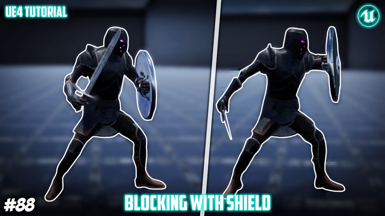 UE4: TUTORIAL #88 | Blocking (Third person sword and shield combat) - YouTube