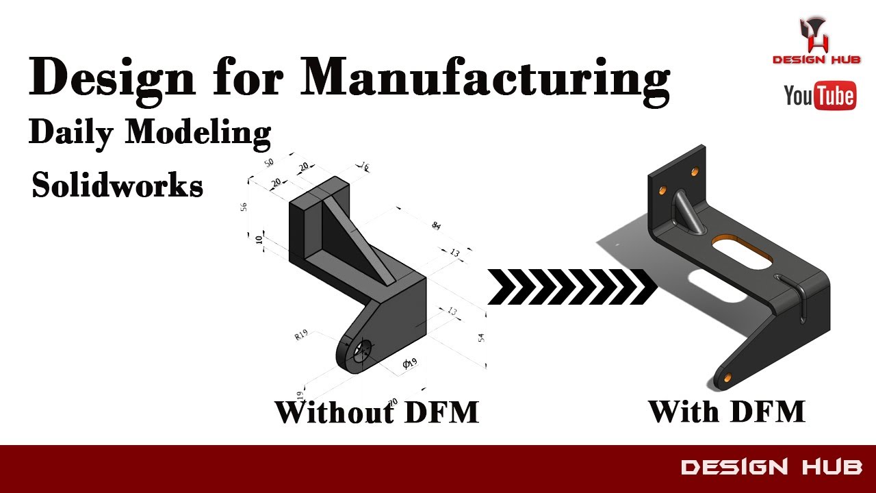 Daily Modeling with Design for Manufacturing -With Solidworks |Part-1 ...