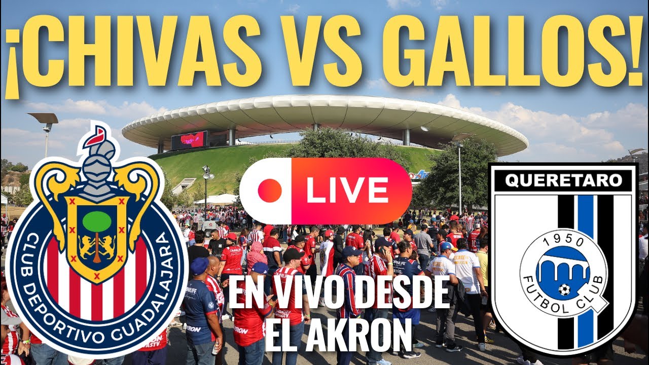 🚨¡CHIVAS vs Querétaro, EN VIVO desde el AKRON! Jornada 5 LA PREVIA 🚨 ...