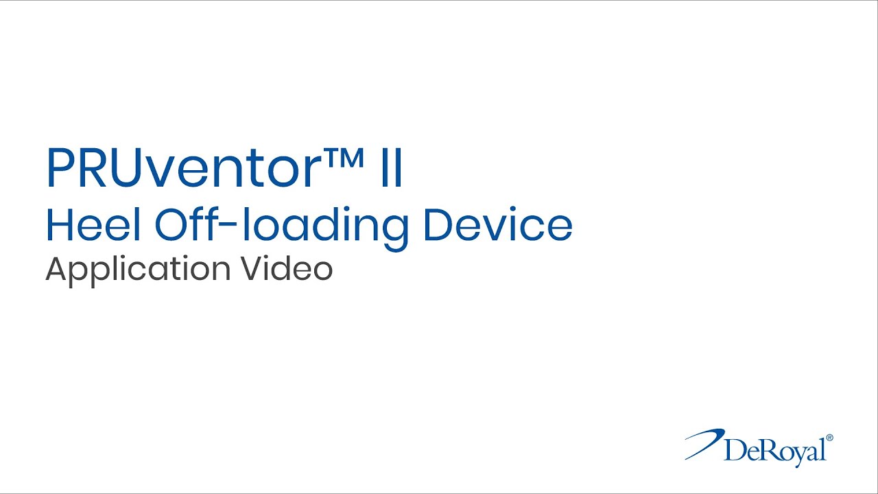 PRUventor™ II Heel Off-loading Device: Application - YouTube