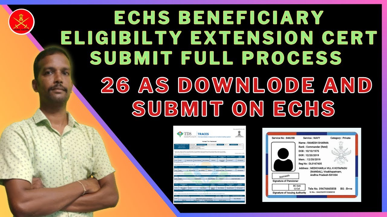 How to Submit ECHS beneficiary eligibilty extension cert submit full ...