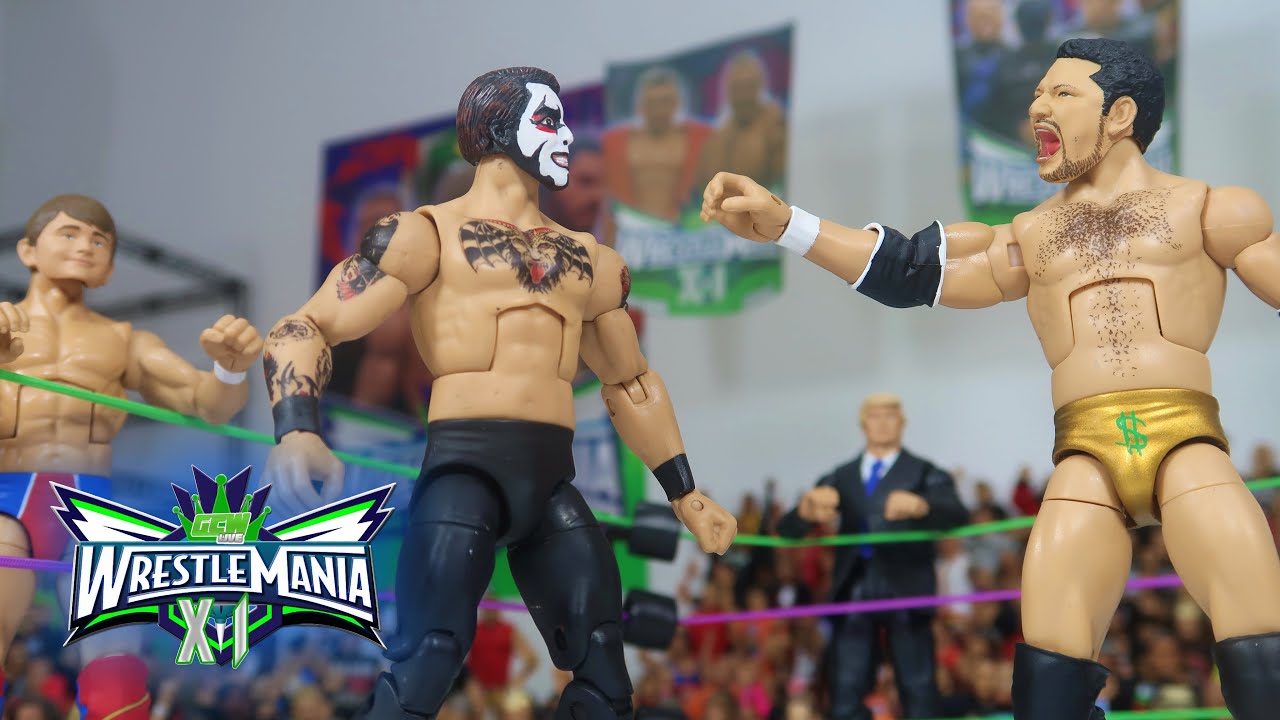 Danny Meltzer vs Danhausen - GCW Wrestlemania Action Figure Match - YouTube