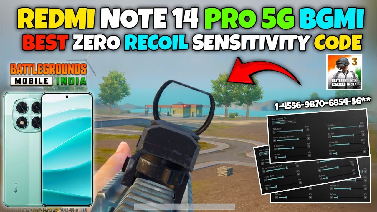 Redmi Note 14 Pro 5g Bgmi Test And Best Sensitivity Settings For Redmi ...