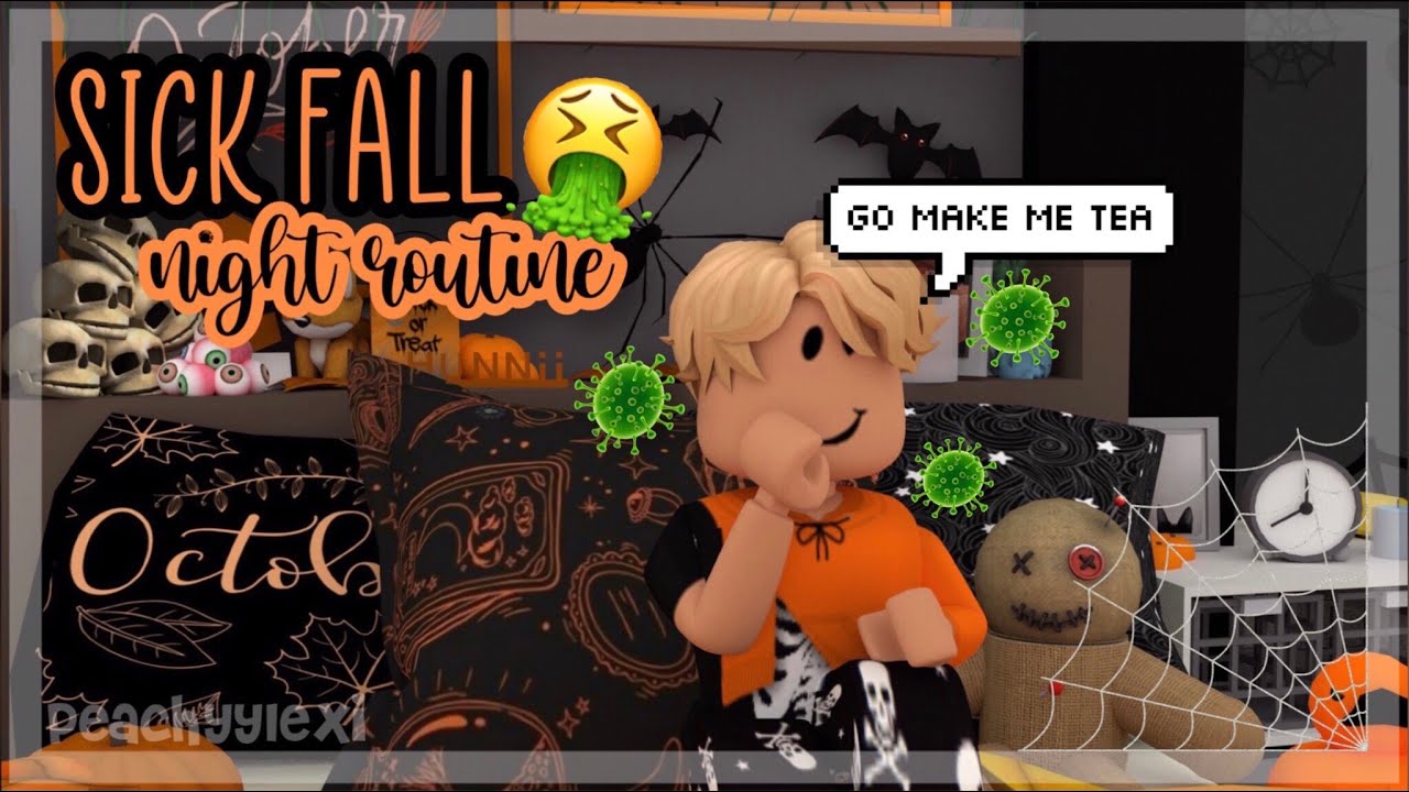 Logans Fall SICK DAY ROUTINE! *NEEDS TO ISOLATE?* Roblox Bloxburg ...